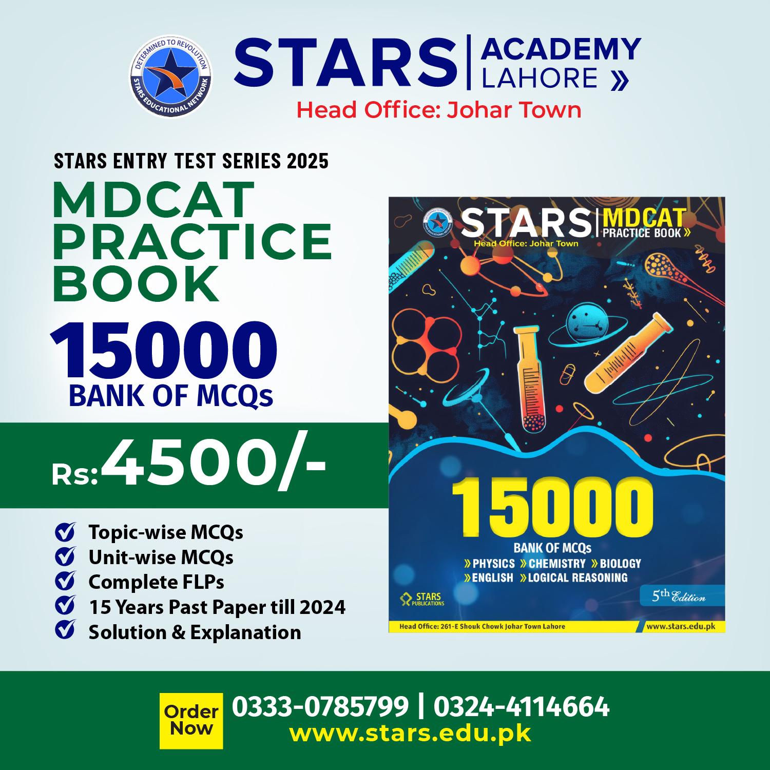 MDCAT Practice Book - Stars Educational Network